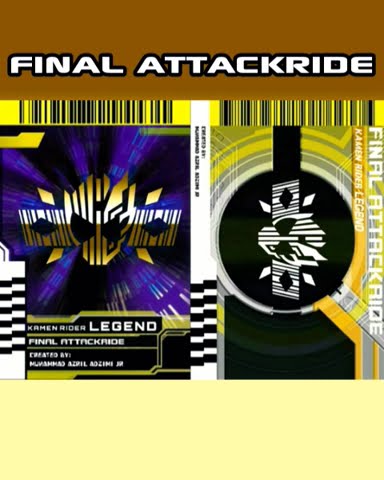 Fanmade Final Attackride Card (KAMEN RIDER LEGEND) #shorts #kamenriderdecade #kamenriderreiwa ...