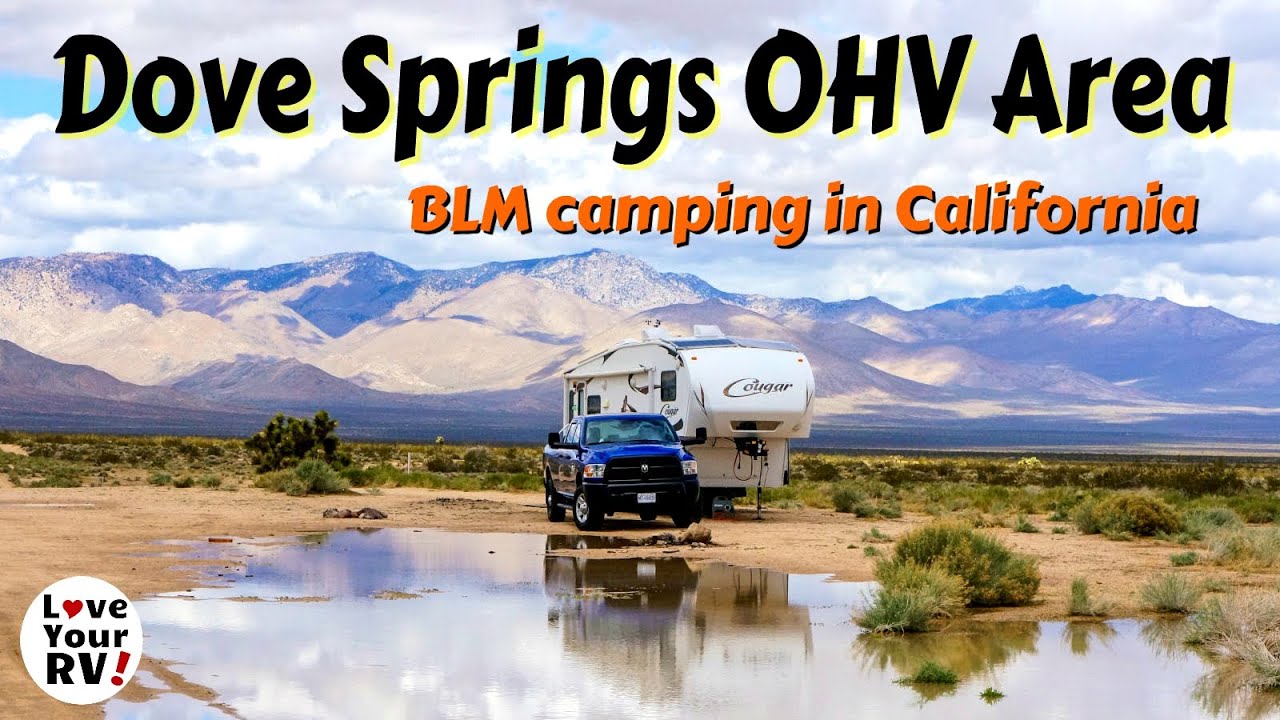 Boondocking at Dove Springs OHV Area in California - YouTube