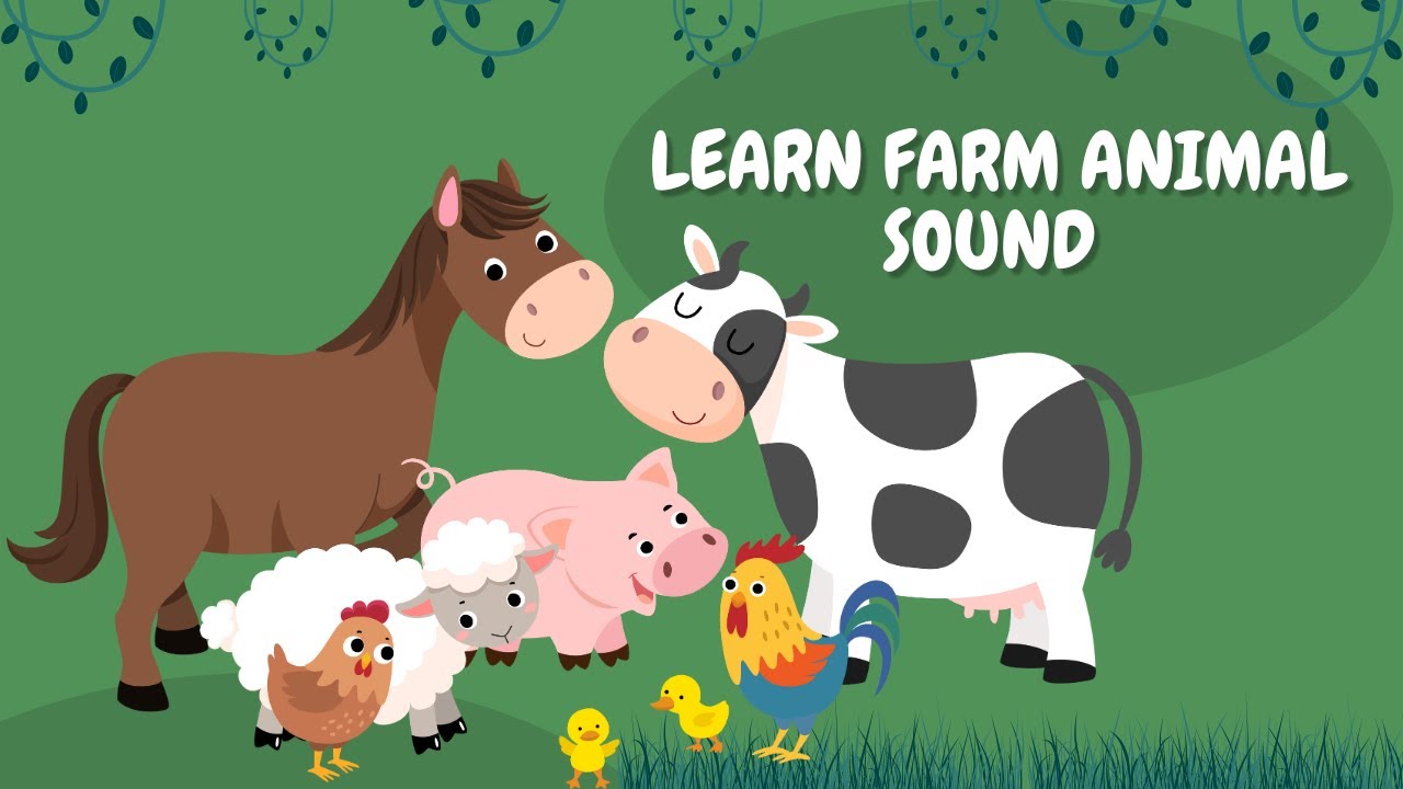 LEARN FARM ANIMAL SOUND. - YouTube