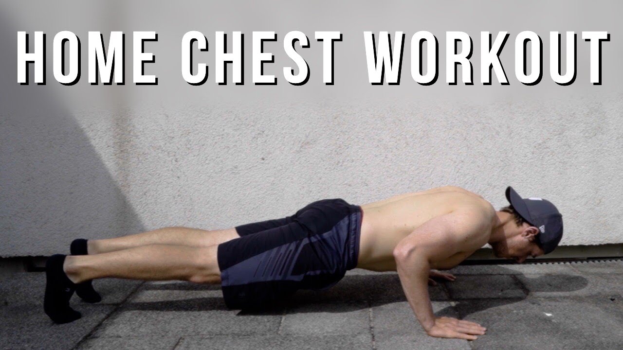Home Chest Workout - No Equipment Needed - YouTube