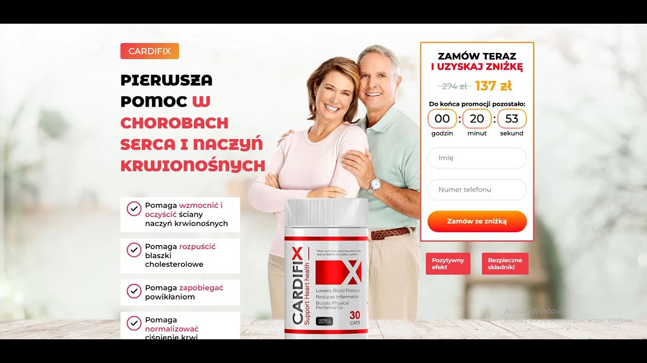 "Cardifix – Naturalne wsparcie dla zdrowia serca: działanie, skład i ...