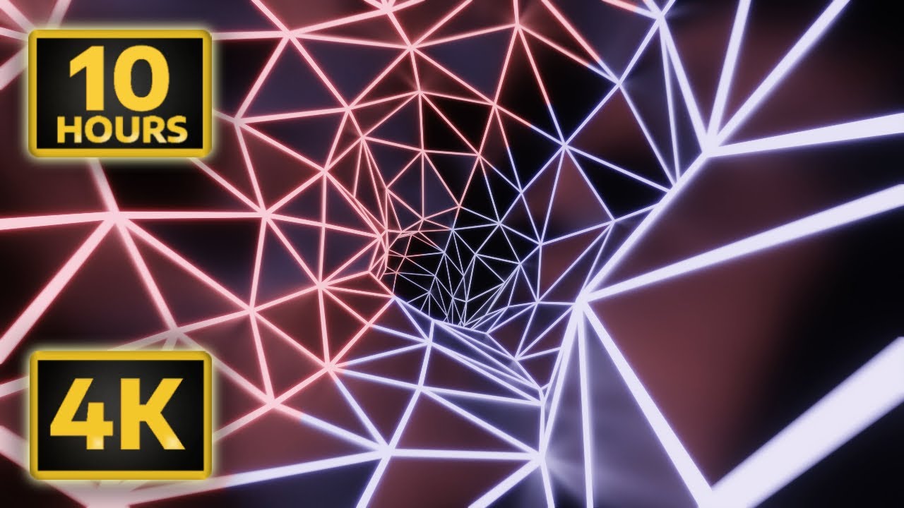 4K BACKGROUNDS 10 HOURS Relaxation Screensaver Colorful Video Blue Red ...