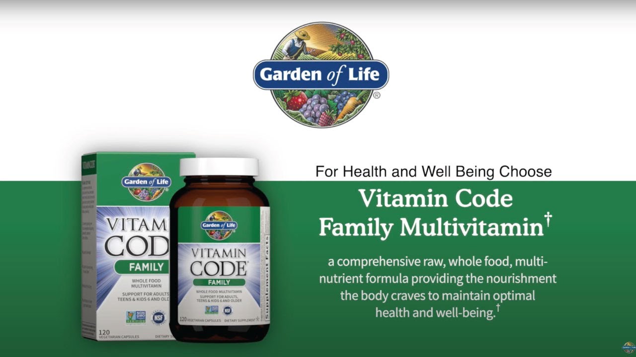 Vitamin Code Family Multivitamin - YouTube
