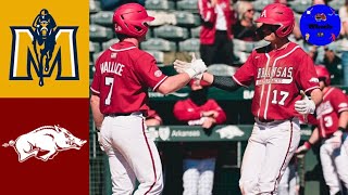 Murray State vs #1 Arkansas Highlights (Game 2) | 2021 College Baseball ...