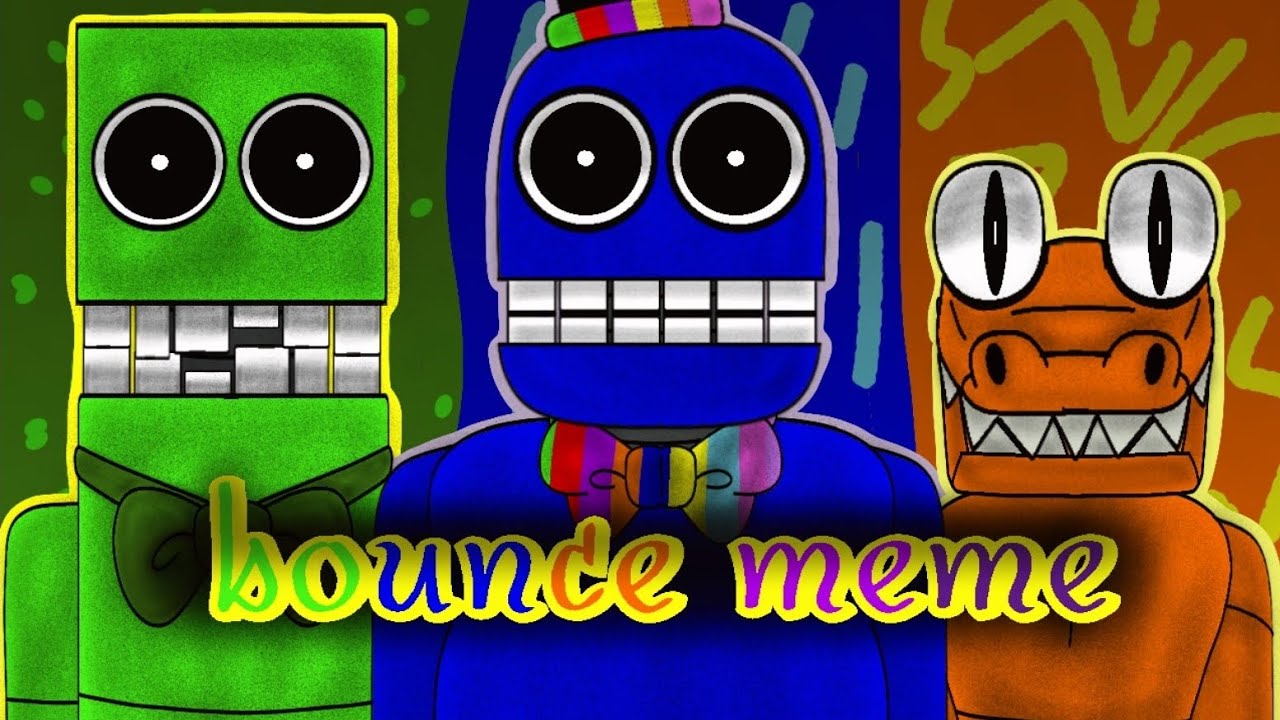 [bounce meme] animação do five nights at rainbow friends - YouTube