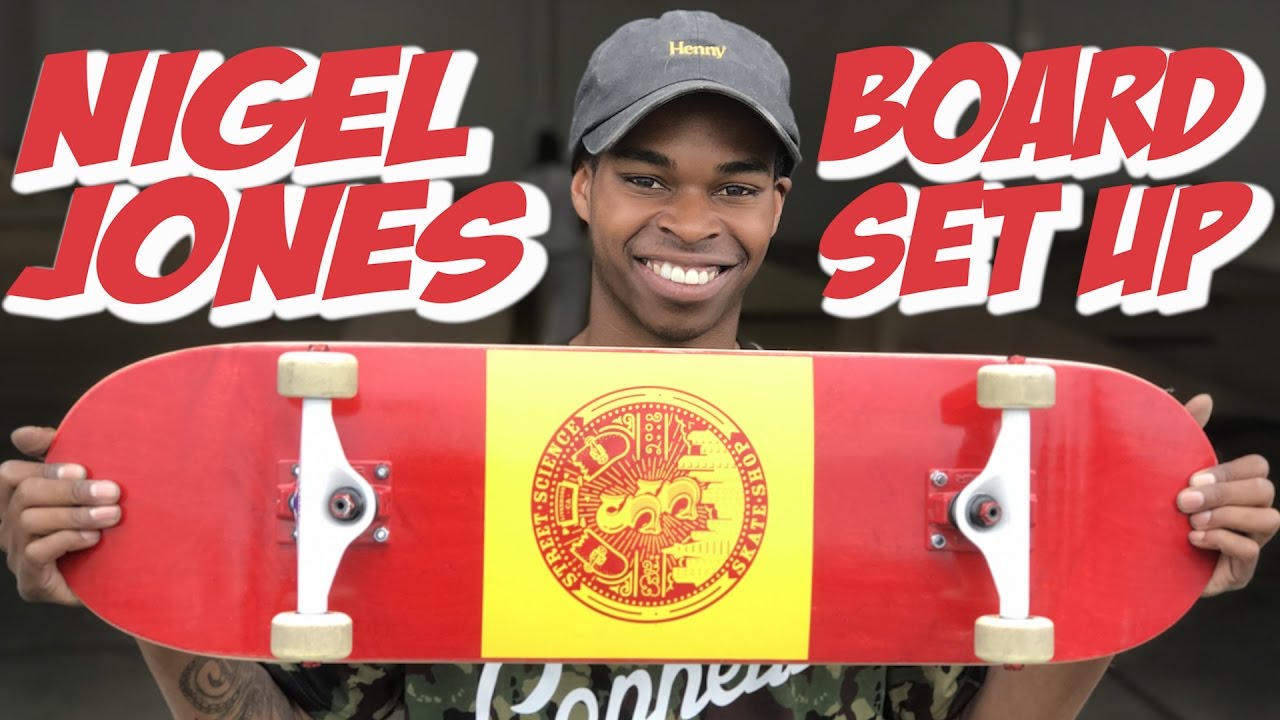 NIGEL JONES BOARD SET UP & INTERVIEW !!! - YouTube