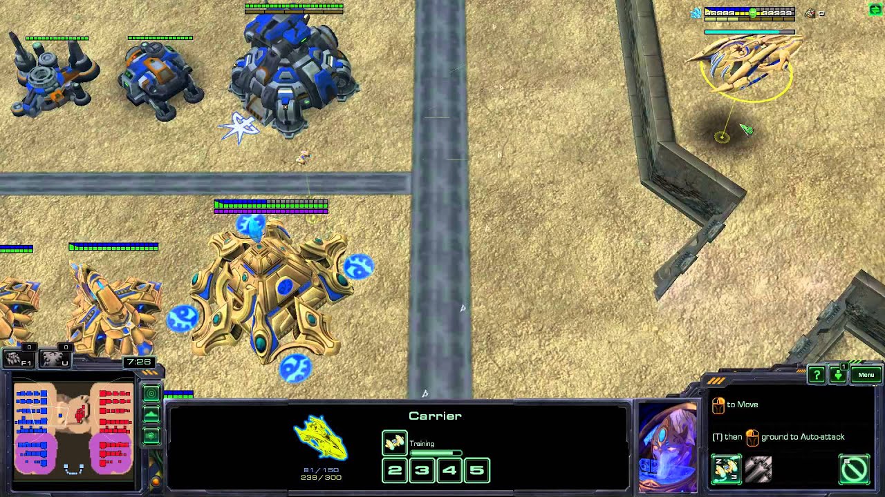 SC2 Basics: Carrier Micro and how to auto-build interceptors - YouTube