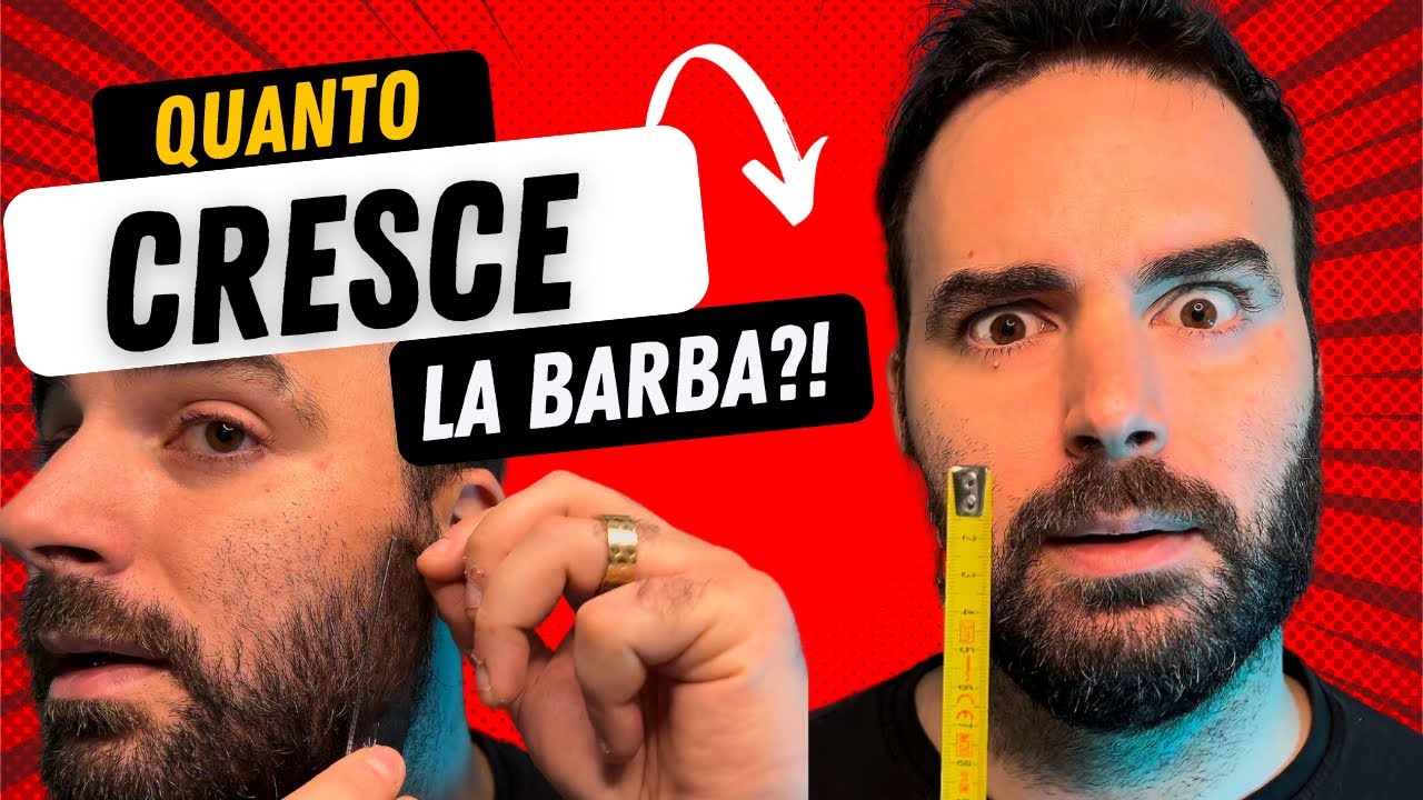 QUANTO CRESCE LA BARBA? 🤔📈 CONSIGLI UTILI 🔋 #barba #crescita # ...