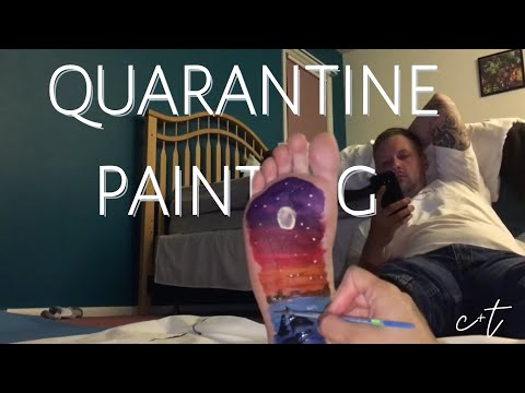 Quarantine Foot Painting