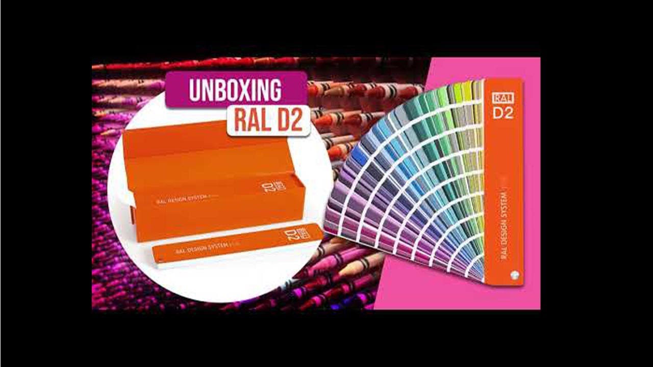 Unboxing RAL D2 | RAL Design Shade Card | RAL Design System Plus ...