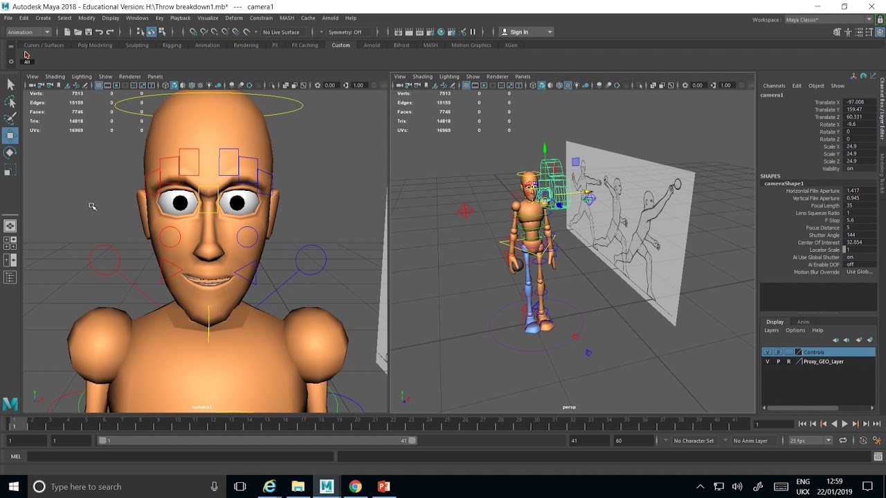 Character Animation - Animating Cameras - YouTube