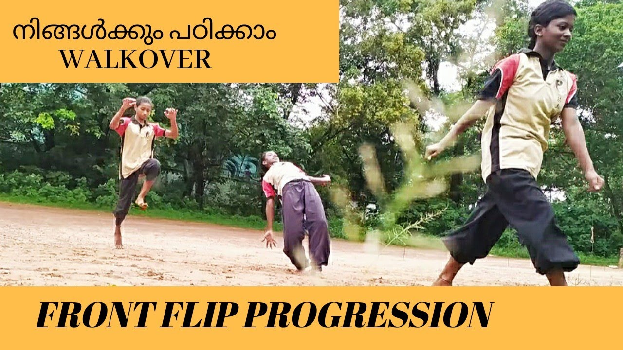 Front Flip Progression Walkover / Front Hand Spring Flip/ Front Flip ...