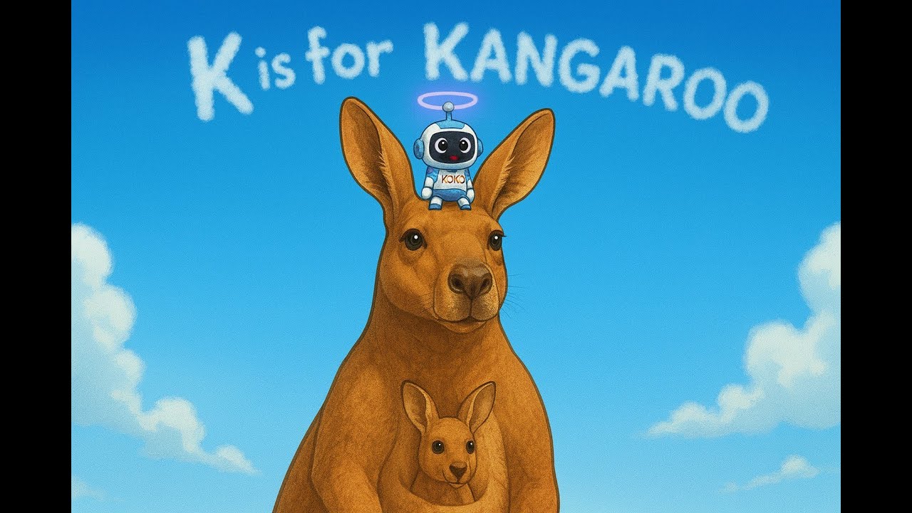 K is for Kangaroo 🦘 Learn Letter K for Kids English Alphabet Lesson ...
