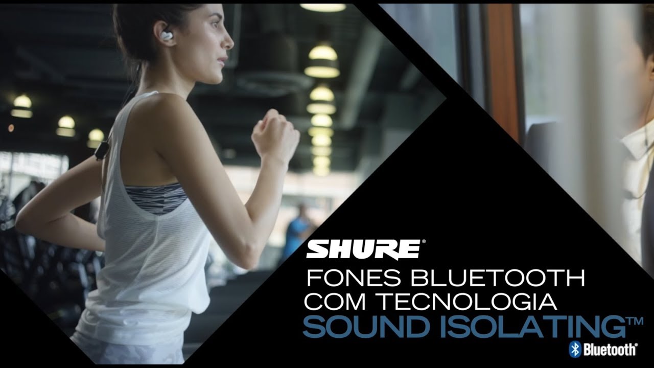 Fones In-Ear Sem Fio Shure SE com Bluetooth - YouTube