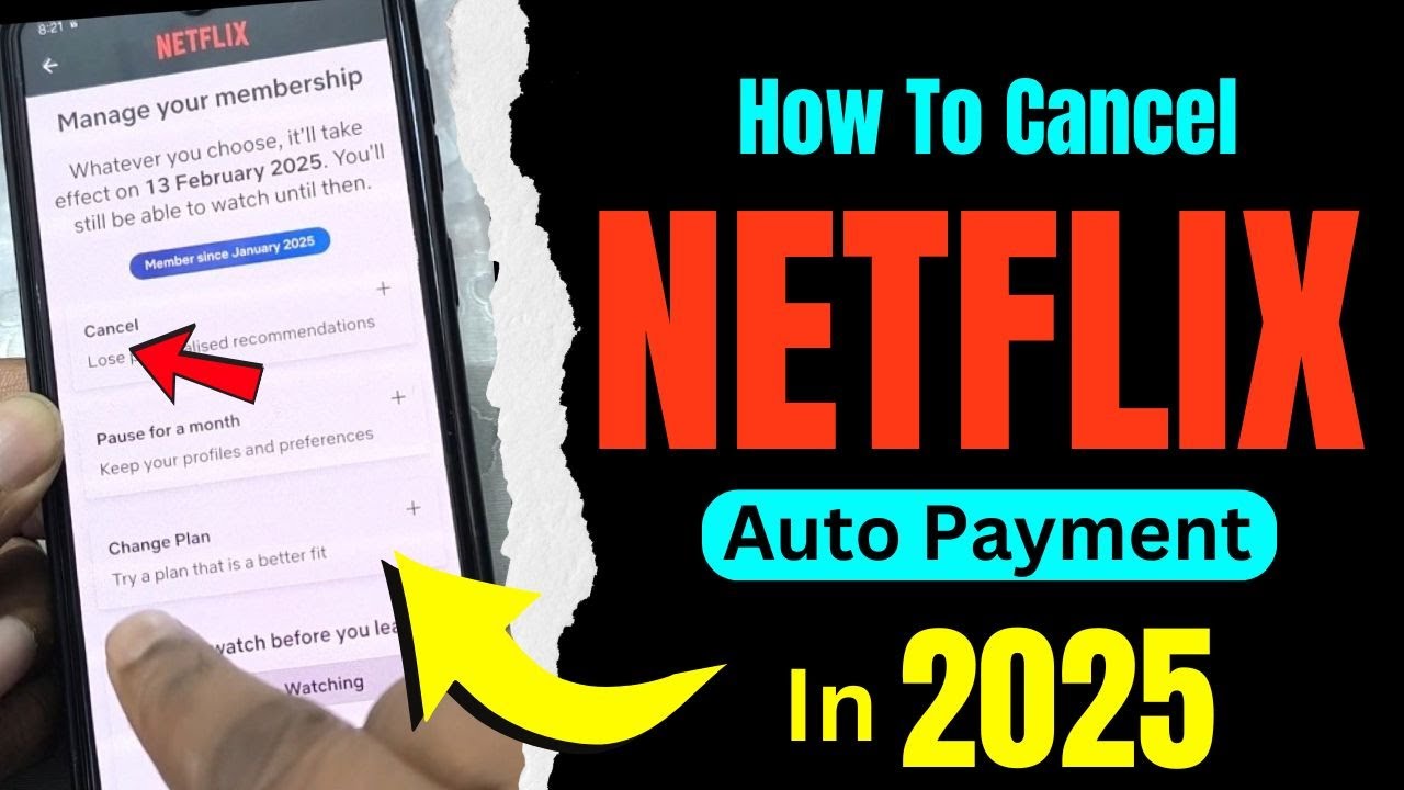 How to Cancel Netflix Subscription | Netflix Auto Payment Kaise Band Kare | Netflix AutoPay Off ...