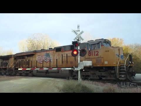 UP 8112 South MALNP Filmed At North Kasper Siding Train Departs By The OS Brief Stop (10-25-2022 ...
