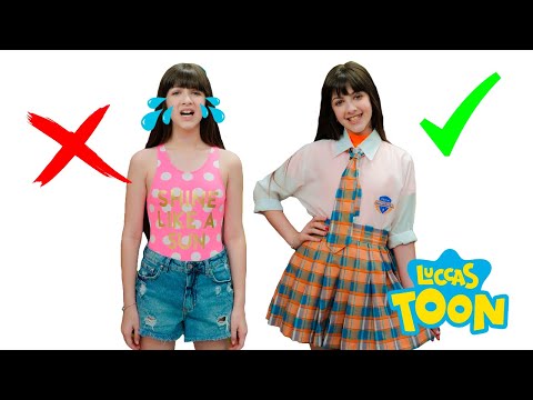 GIOVANNA E SUA ROTINA DE MANHÃ PRA IR NA ESCOLA COM LUCCAS NETO