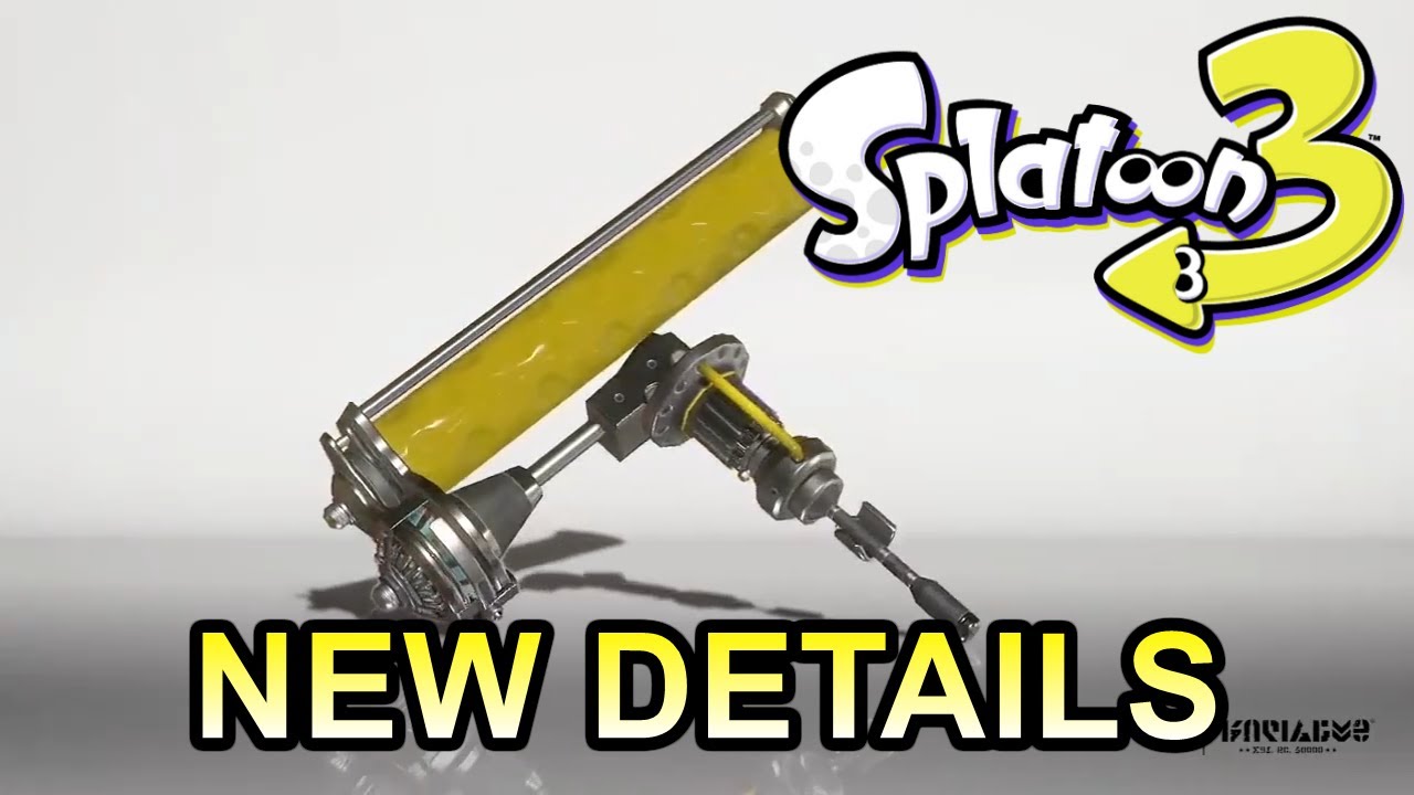 New Splatoon 3 Roller Weapon Details Revealed - YouTube
