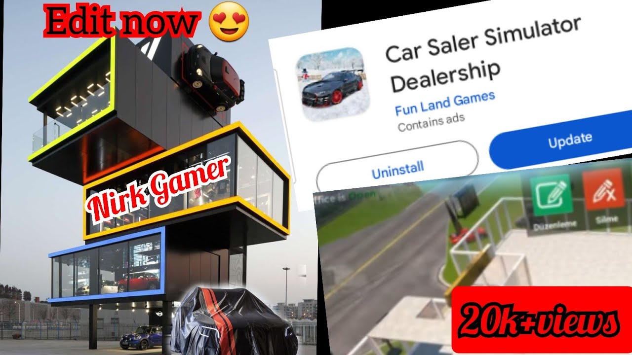 Finally Showroom😍Edit is Here/Car Saler Simulator Dealership New Update ...