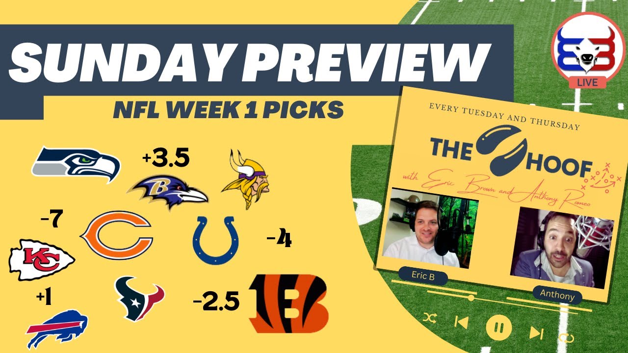 NFL Week 1 Preview Show Best Bets, Picks, and More - YouTube