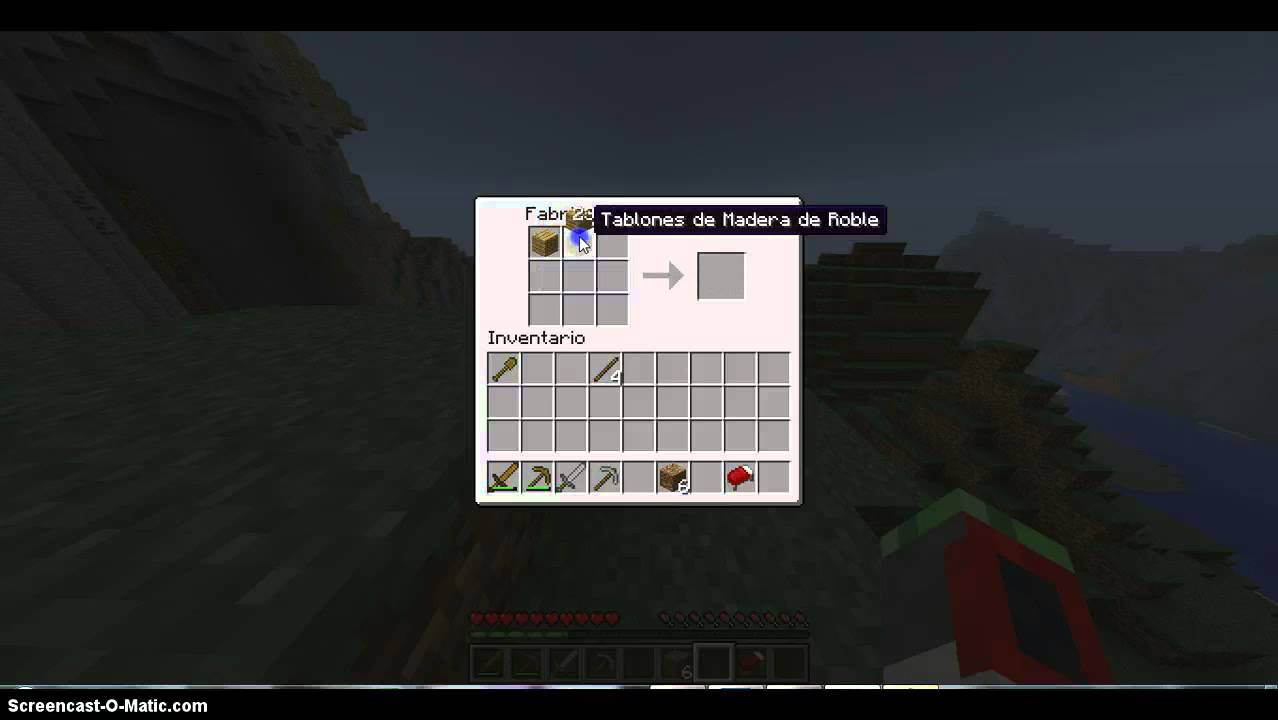 como hacer todas las herramientas en minecraft - YouTube