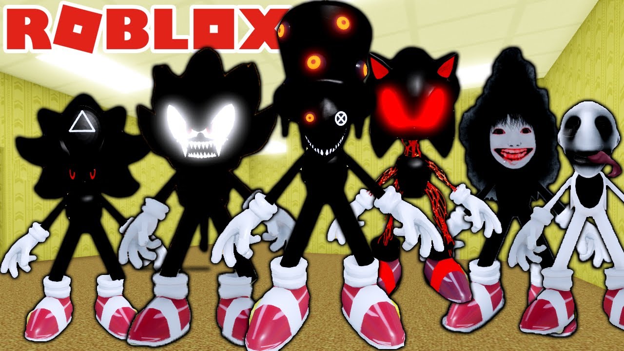 Consigo las 10 Nuevas SKINS de SONIC BACKROOMS en Roblox Find The Sonic ...