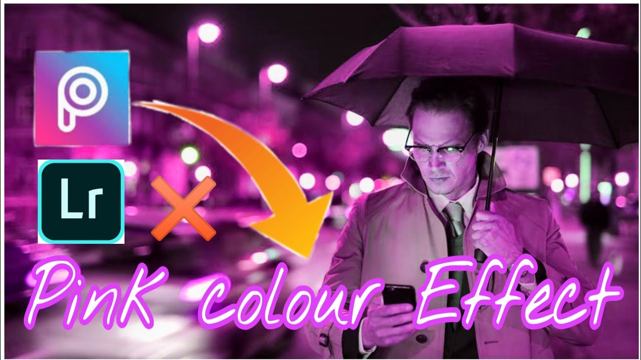 PicsArt Tutorial - Pink colour photo editing | PicsArt new editing 2021 ...