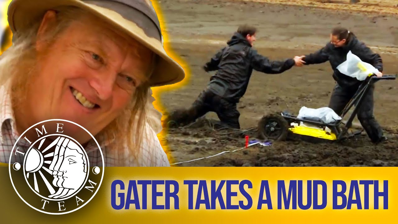 John Gater Takes a Mud Bath | Time Team Classics - YouTube