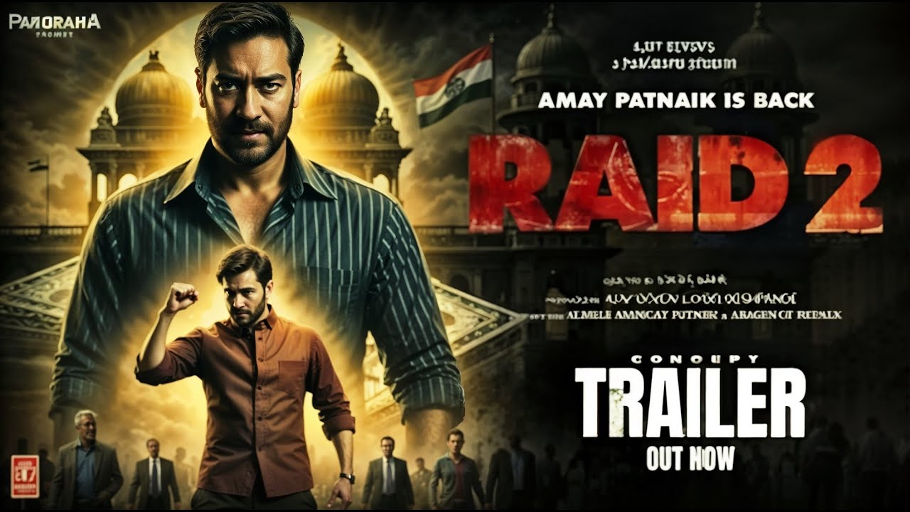 RAID 2 Teaser: Ajay D | Riteish D | Vaani K | Raj Kumar | Abhishek P | Kumar M | Bhushan K ...