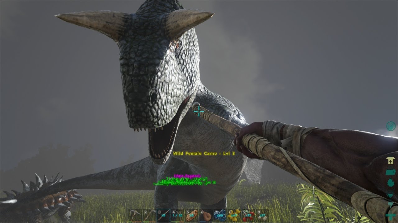ARK: Survival Evolved # 7 - Pushing Inland Pt 2; Bronto Bluff - YouTube