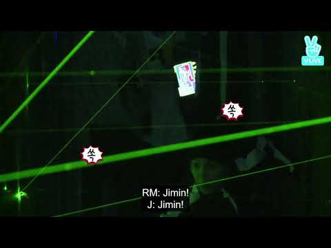 BTS Lazer ışınlarından geçiyor