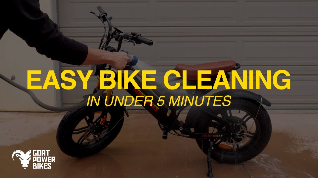 The Best Way to Clean your E-Bike (in Under 5 Minutes) - YouTube