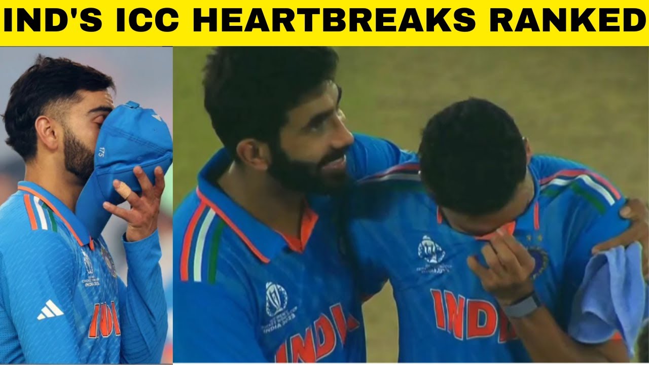 Where does 2023 World Cup final loss rank among India's ICC tournament ...