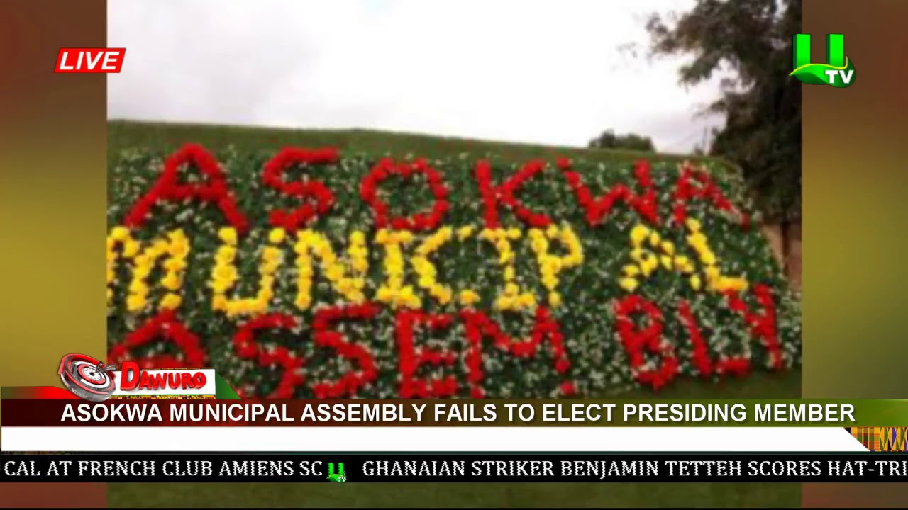 New Asokwa Municipal Assembly gets presiding member - YouTube