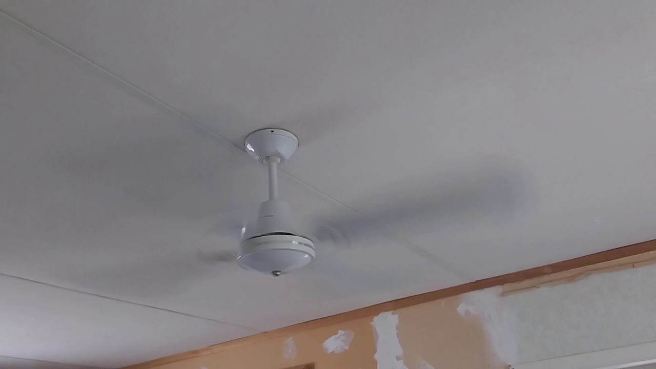 Reef breeze cane ceiling fan last remake. - YouTube