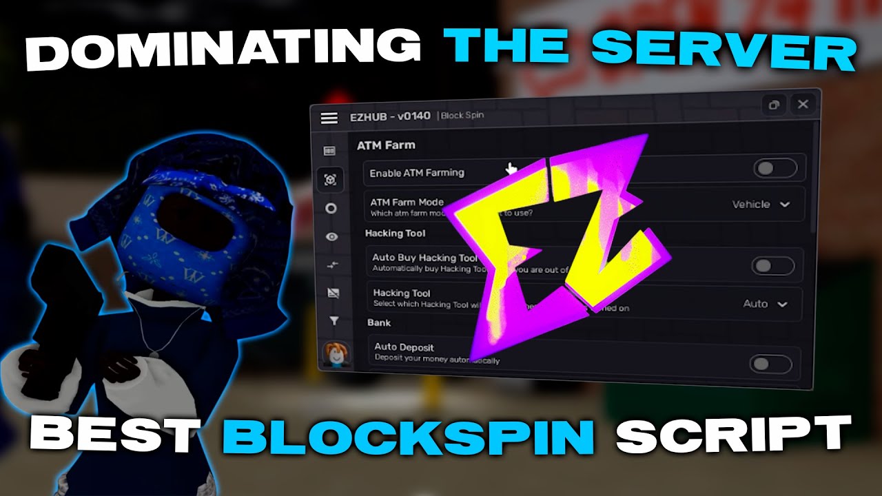 🔥 *Update* BlockSpin Script | Auto ATM, Aimbot, ESP (Roblox EzHub) - YouTube