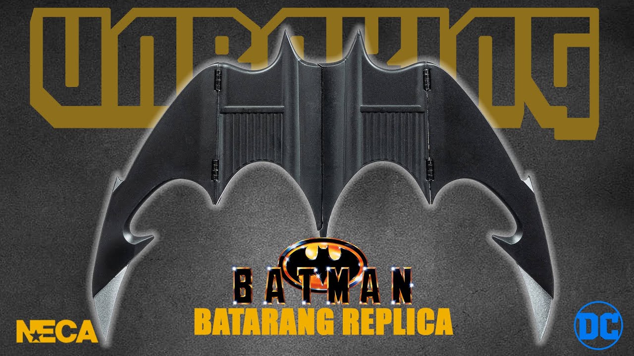 Réplica del BATARANG de BATMAN 89 de MICHAEL KEATON - YouTube