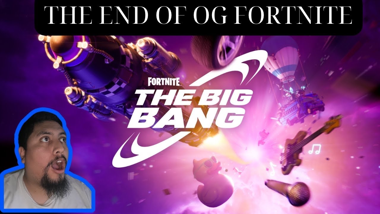 🔴 LIVE The End of OG FortNite | The Big Bang Live Event - YouTube