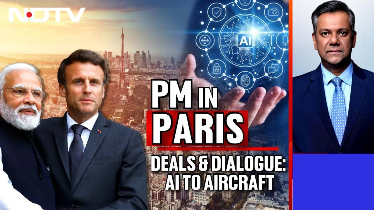 PM Modi In Paris: Deals & Dialogue: AI To Aircraft - YouTube