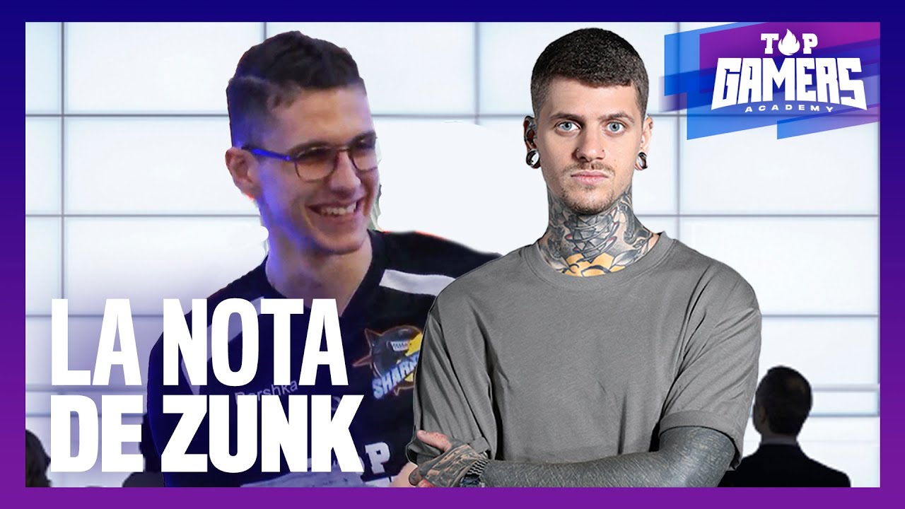 La EMOTIVA NOTA de ZUNK | TOP GAMERS ACADEMY - YouTube