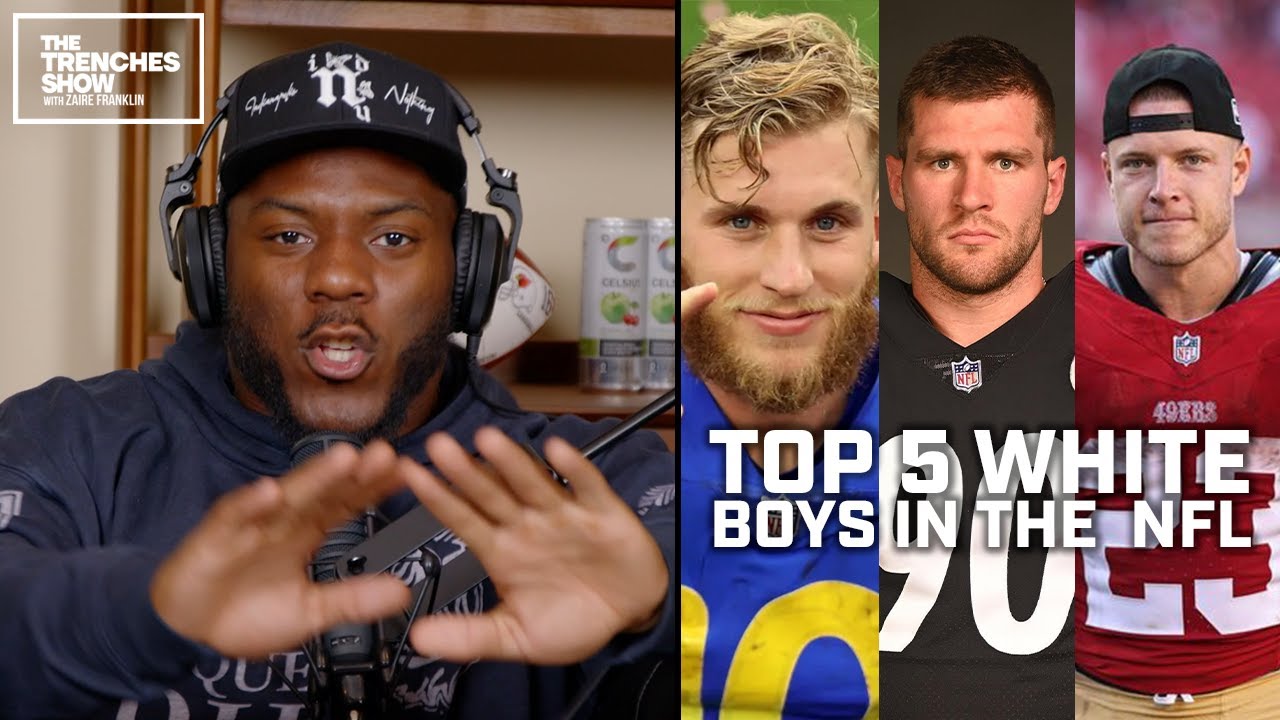 Top 5 White Boys in the NFL | TJ Watt, Christian McCaffrey, Cooper Kupp ...