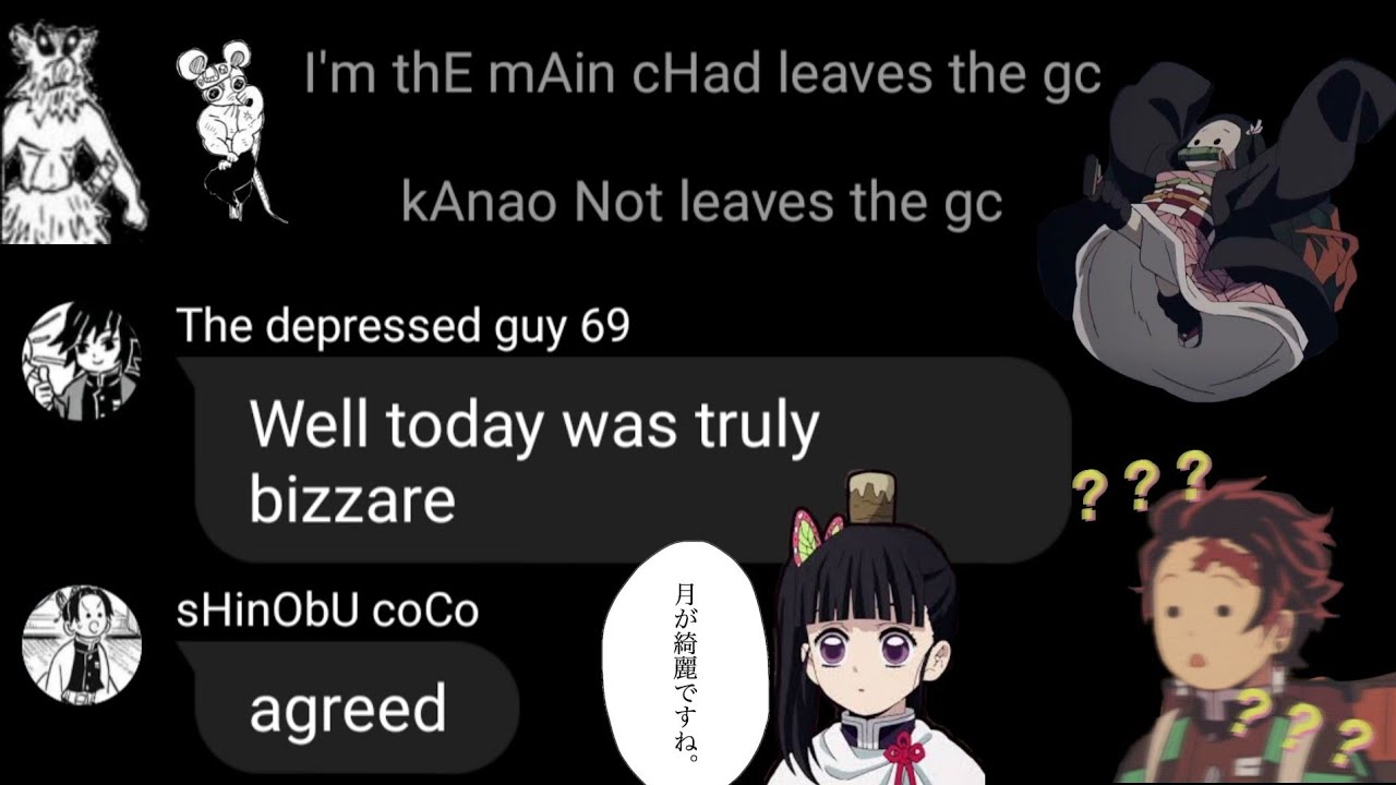 KNY Texts- Kanao and Tanjiro tries to bake ~ #kny - YouTube