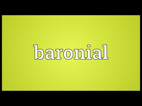 What Does Baronial Architecture Mean