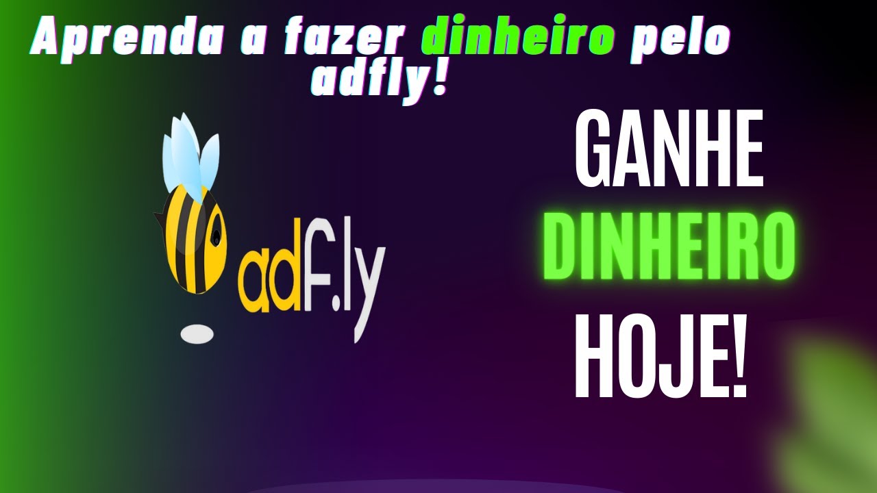 COMO GANHAR DINHEIRO PELO ADFLY POR FAZER TAREFAS SIMPLES - YouTube