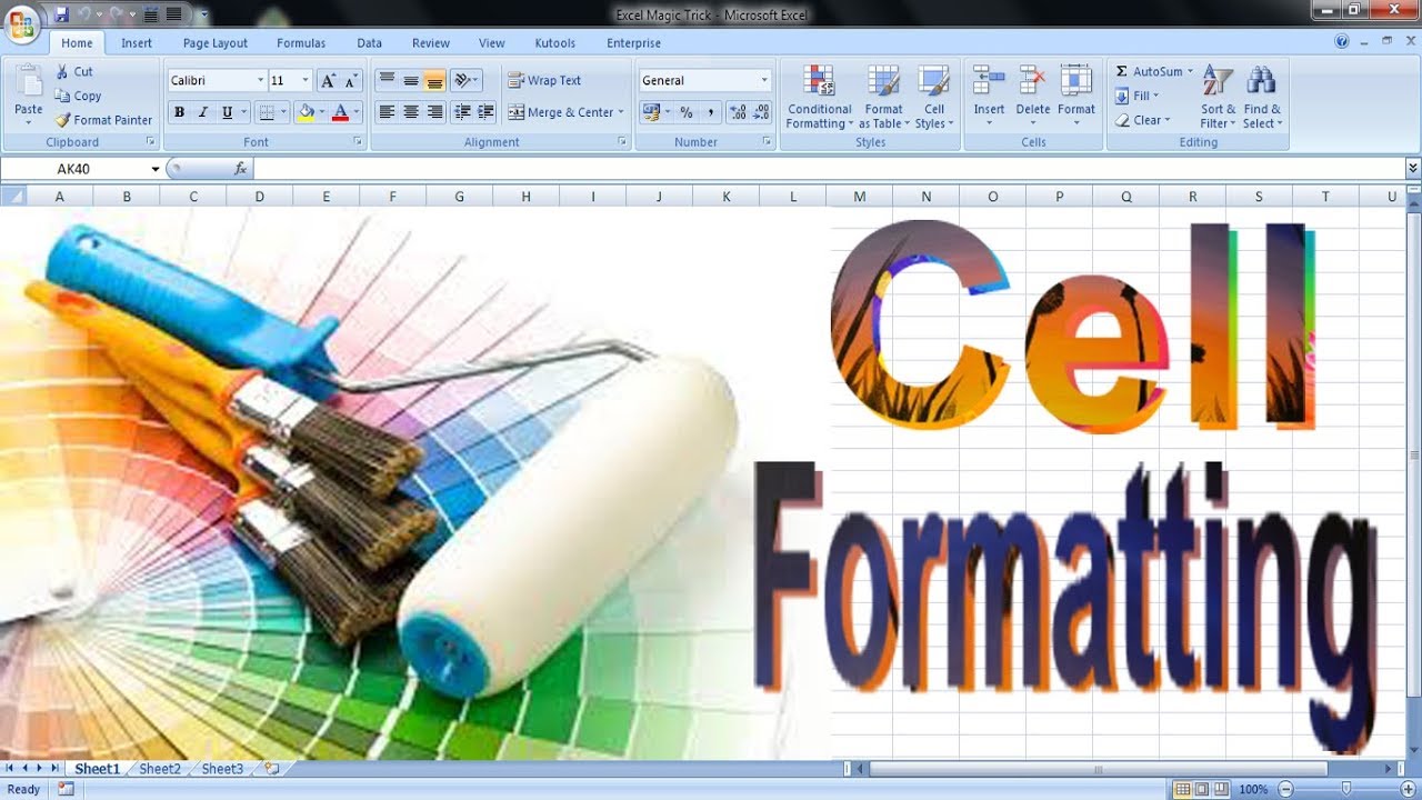 Excel Magic Trick 4 Bangla Cell Formatting Beginner To Advance Youtube