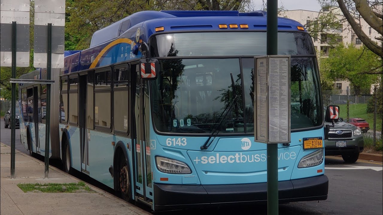 MTA NYCT | Riding 2019 New Flyer XD60 #6143 on the B44-SBS! (Full Ride ...