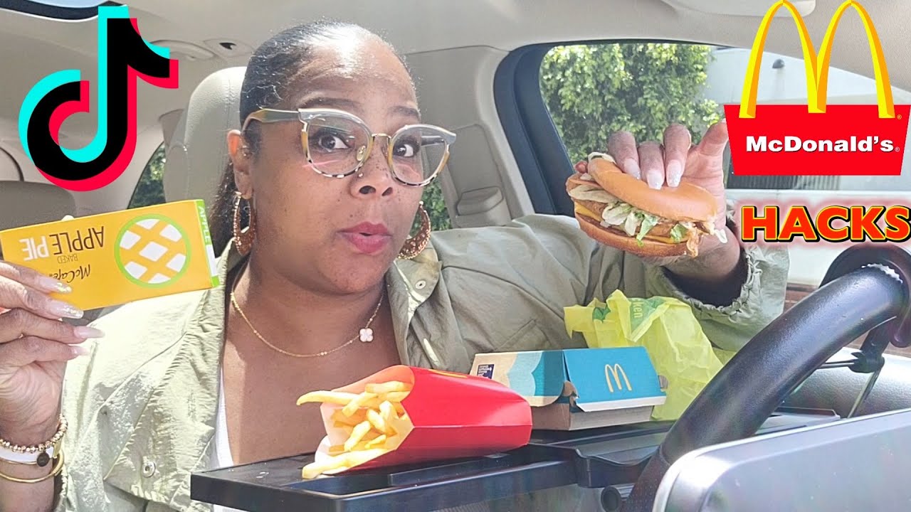 TRYING TIKTOK VIRAL MCDONALDS HACKS (SURPRISE REACTION!) - YouTube