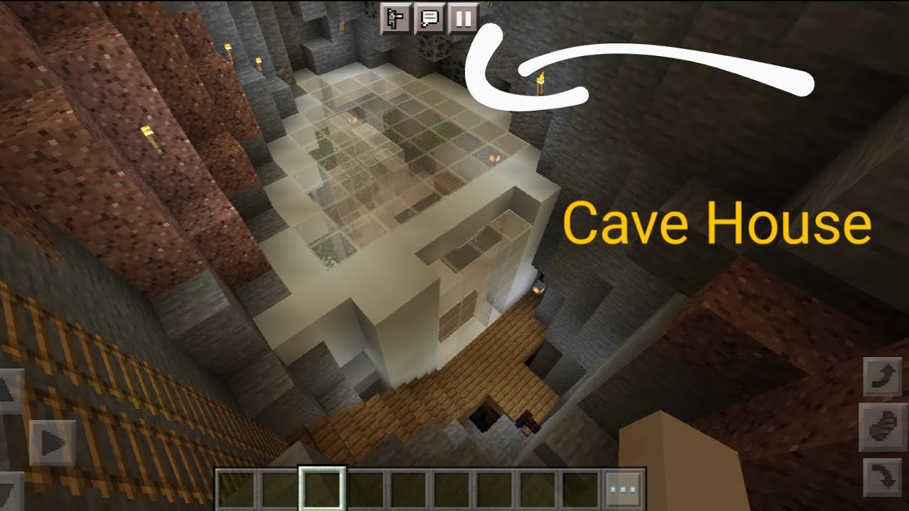 How To Build A Cave House 🏡 In Minecraft 🙄 - YouTube