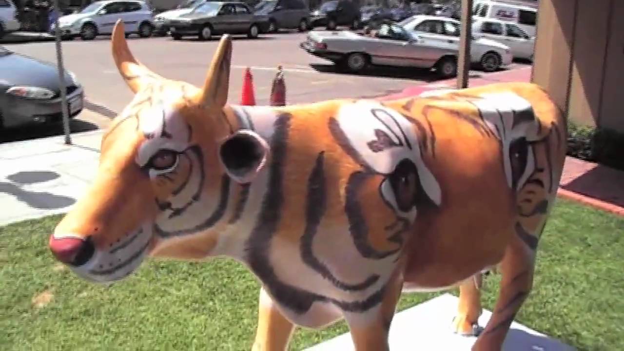 "Cow Parade" Art Event, La Jolla, California - YouTube