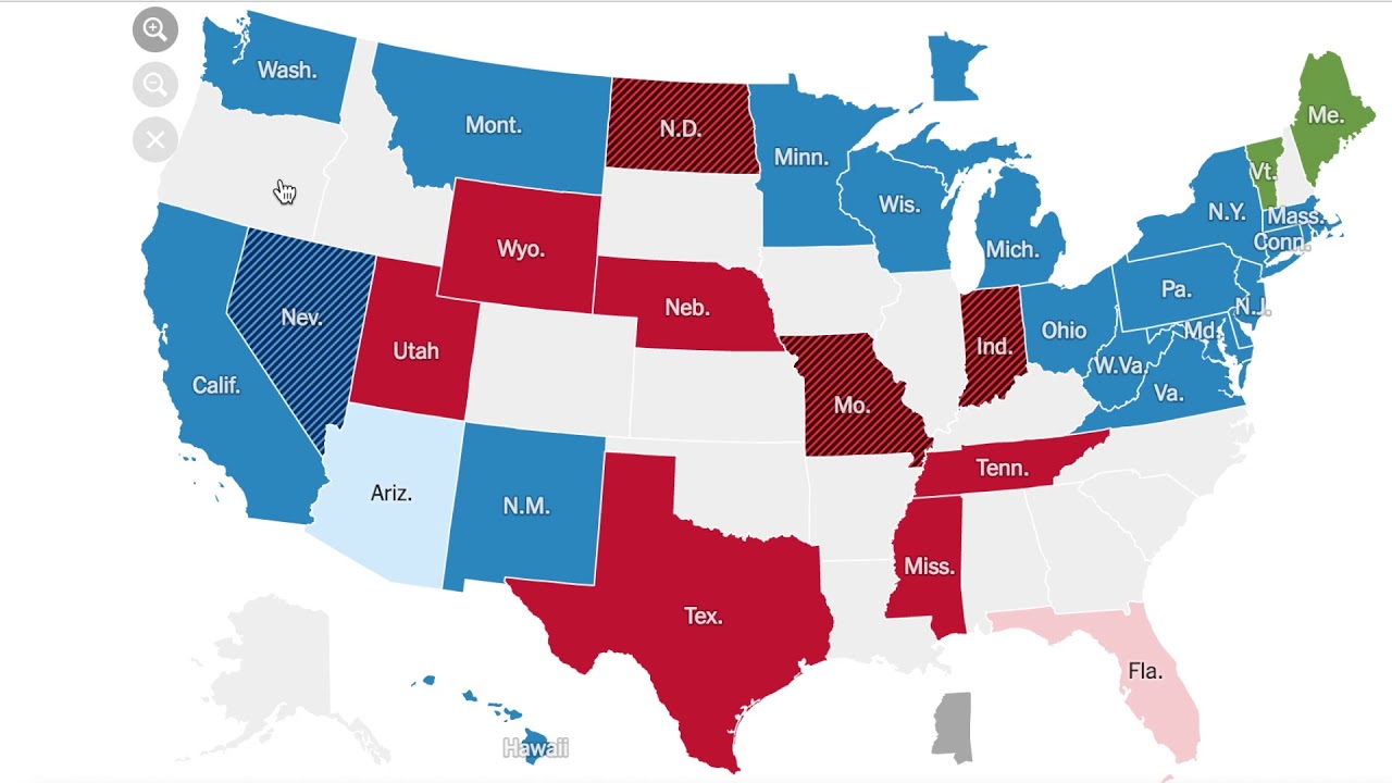 2018 Midterms Senate Map Recap - YouTube